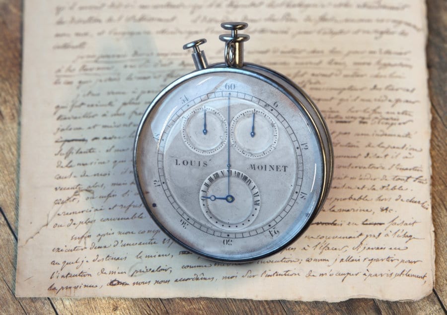 A new world record for the "First hight-frequency stopwatch" - Louis Moinet
