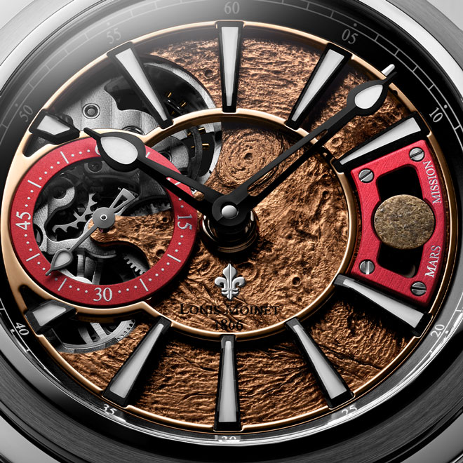 Mars Mission - A fragment of Mars on your wrist - by Louis Moinet