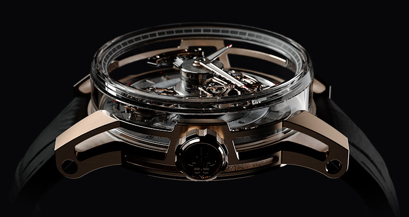 Astronef by Louis Moinet - 18K Red Gold | Sapphire