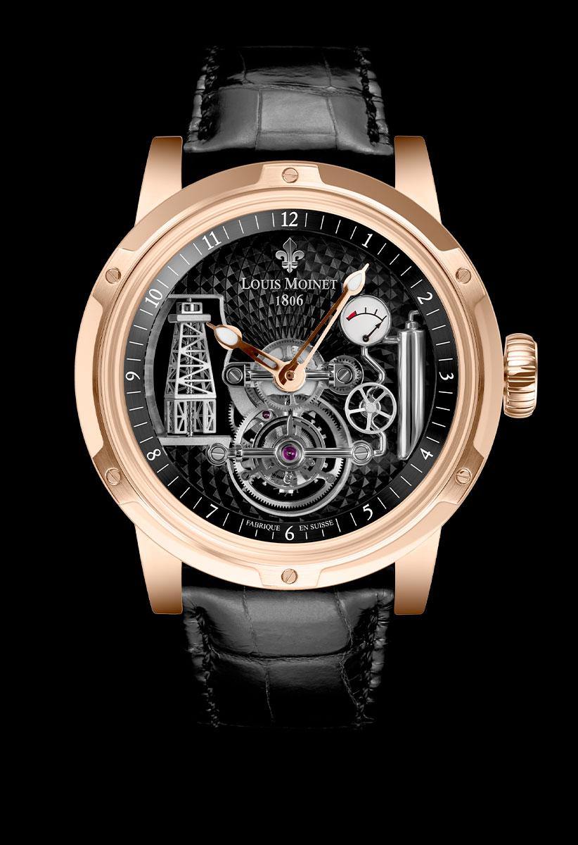 Derrick Original Gaz Tourbillon by Louis Moinet - 18K Red Gold