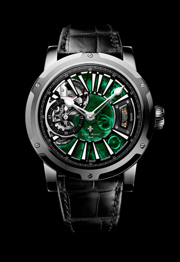 Metropolis Moon - A genuine Moon meteorite in your watch - Louis Moinet