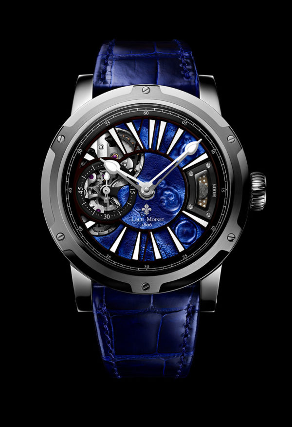 Metropolis Moon - A genuine Moon meteorite in your watch - Louis Moinet