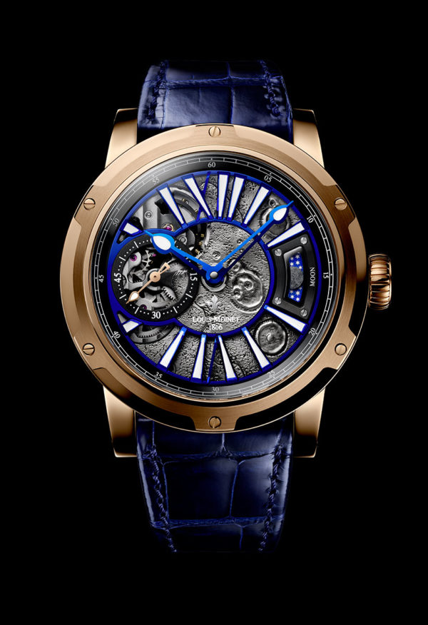 Metropolis Moon - A genuine Moon meteorite in your watch - Louis Moinet