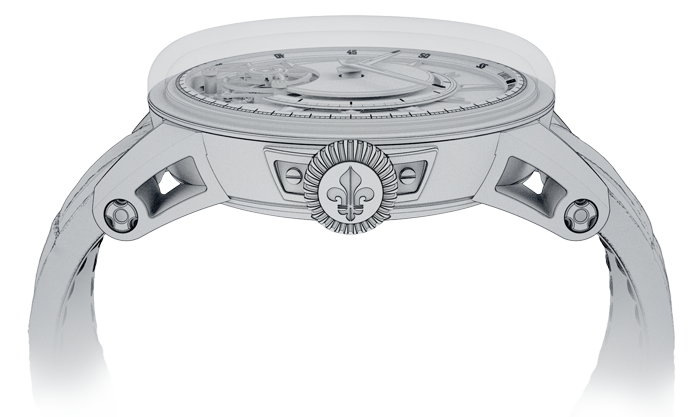 Qatar 001 - Unique timepiece by Louis Moinet - Grade 5 Titanium