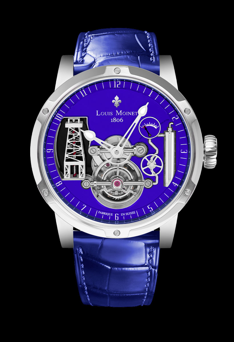 Derrick Original Gaz Tourbillon by Louis Moinet - 18K White Gold