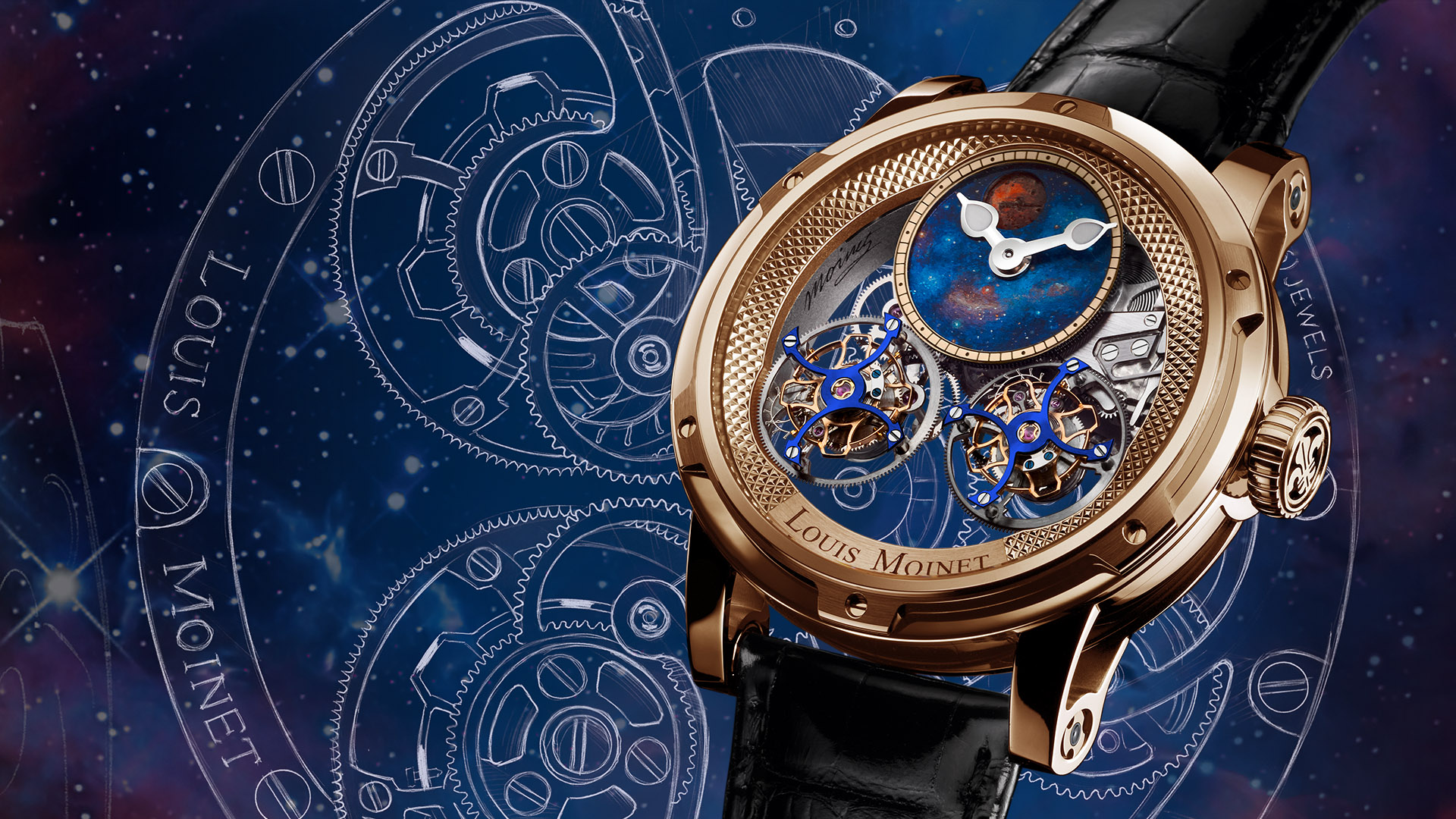 Sideralis EVO - The double inverted tourbillon with the biggest cages ...